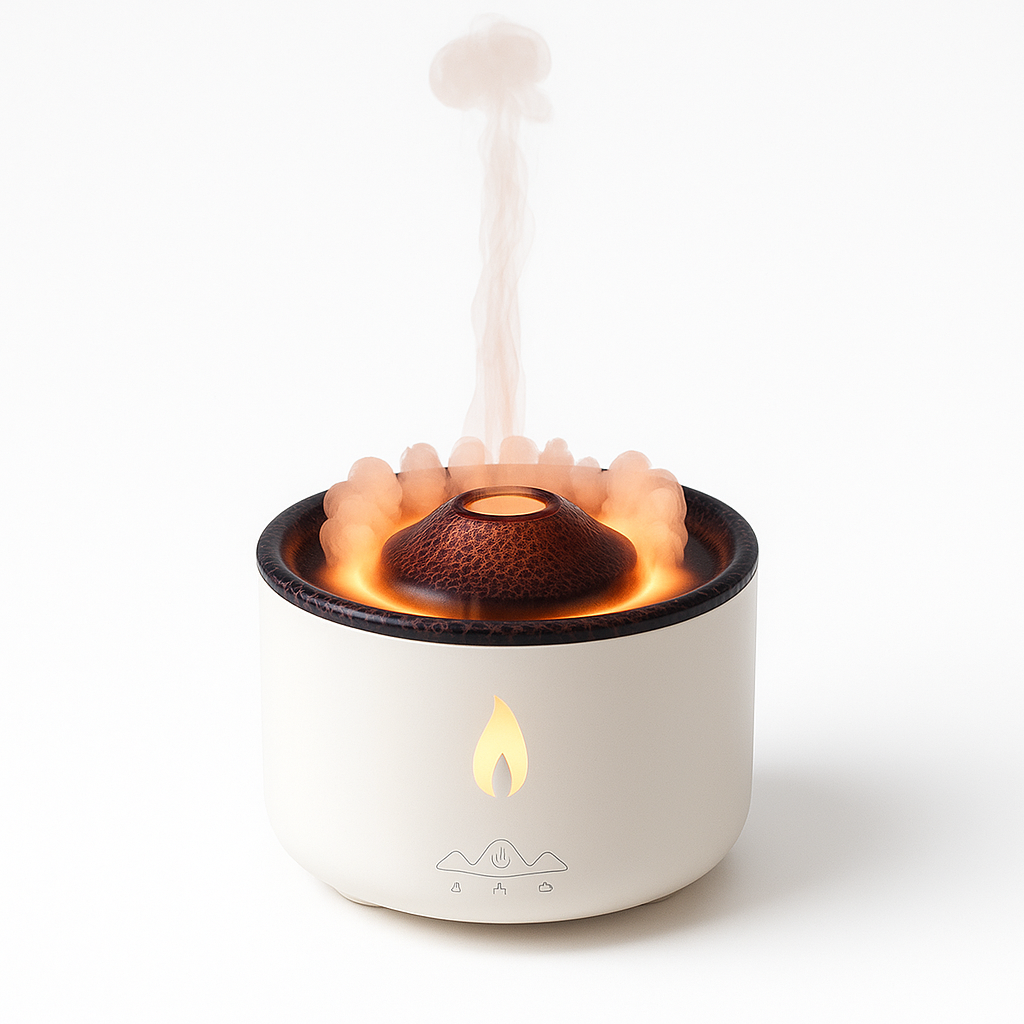 Ember Bloom Diffuser – Textured Glow Aroma Diffuser for Calm Homes